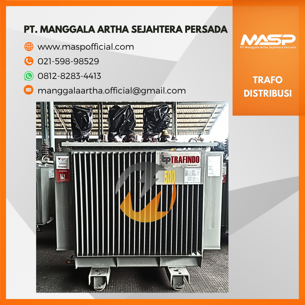Trafo Distribusi Trafindo 630 kVA - Supplier Mekanikal Elektrikal | PT. Manggala Artha Sejahtera ...